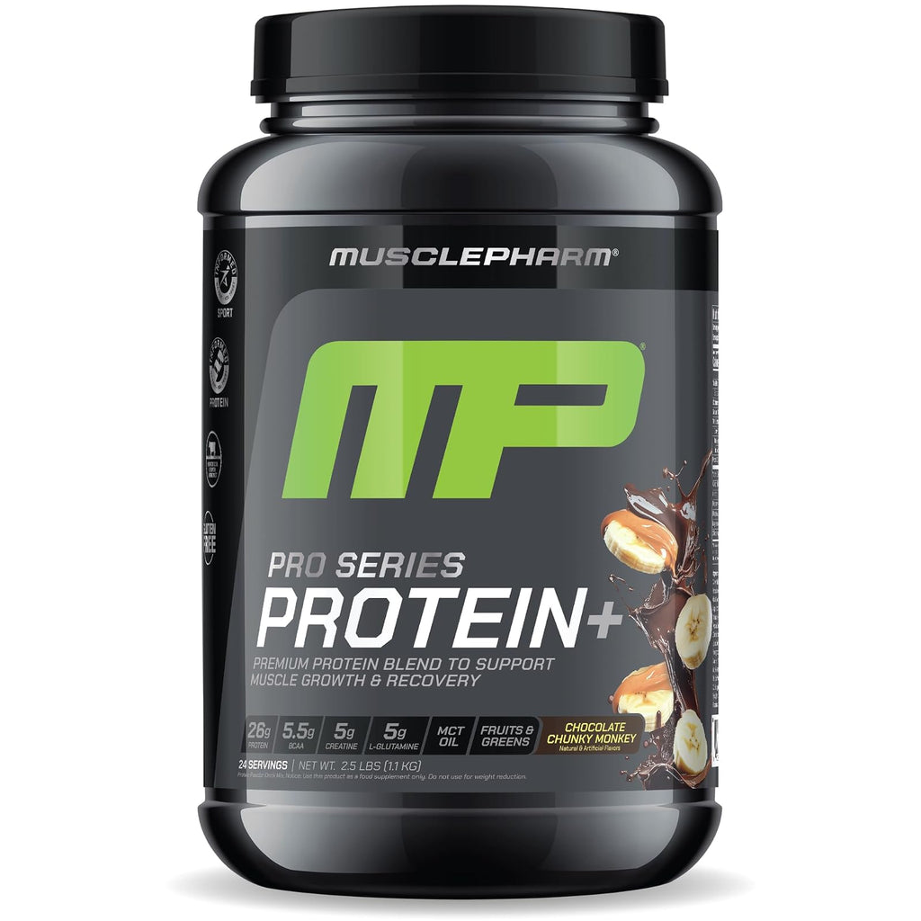 Muscle Pharm Protein+ chocolate flavour
