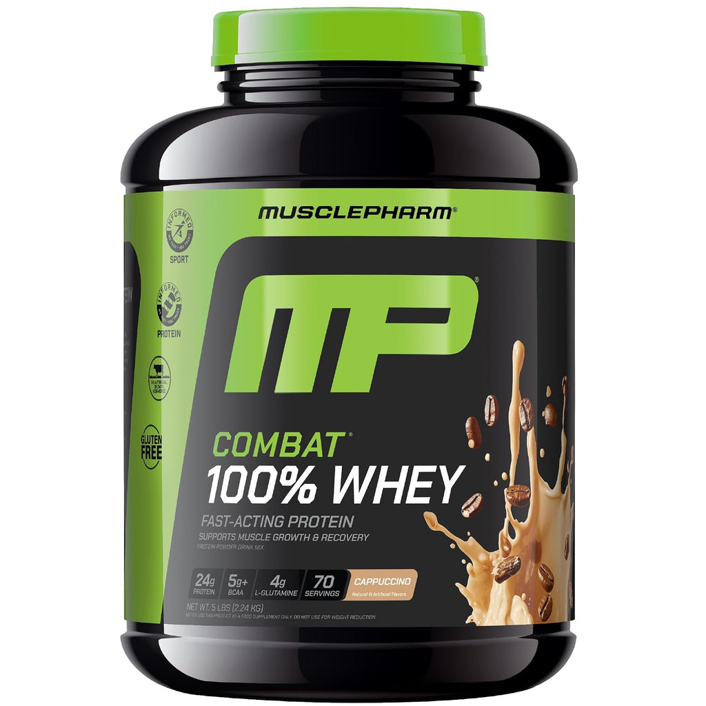 Muscle Pharm whey protein cappuccino flavour