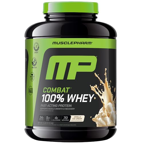 Muscle Pharm whey protein vanilla flavor