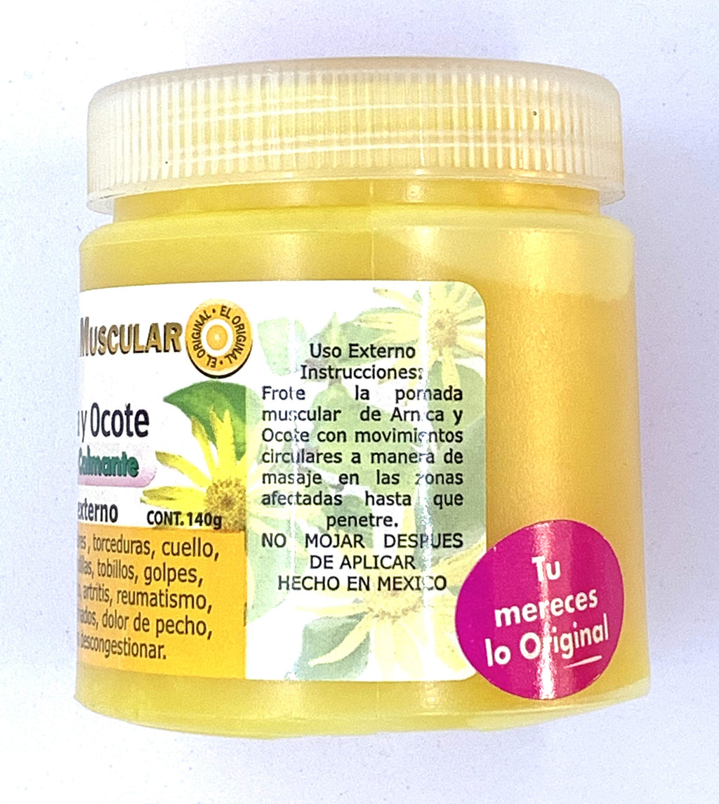Muscle pomade with pine extracts