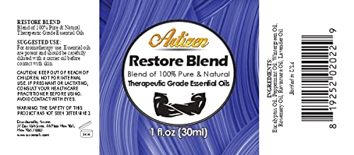 muscle recovery essential oil blend