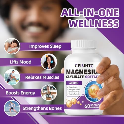 muscle recovery magnesium glycinate softgels