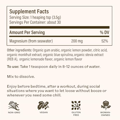 Muscle recovery magnesium powder