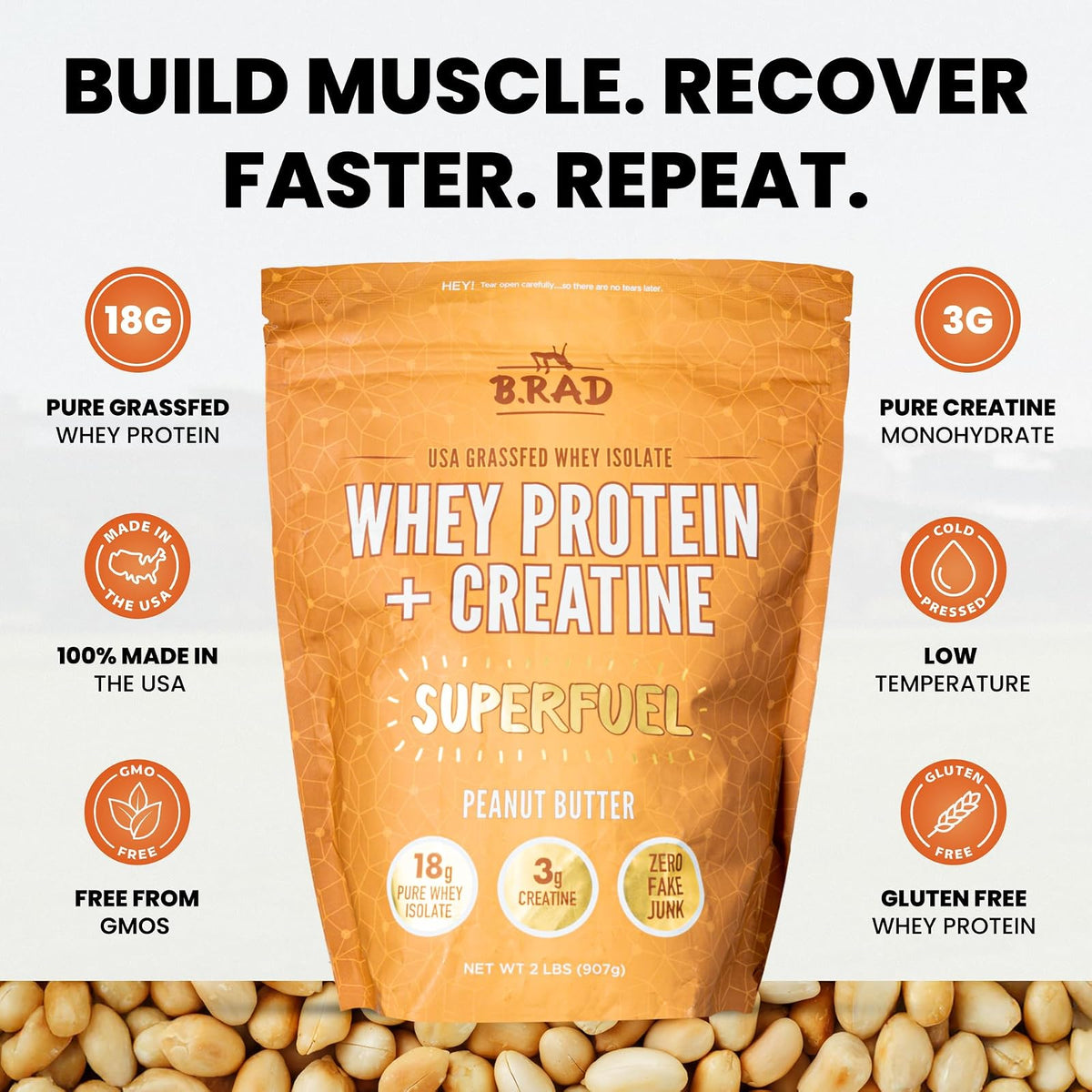 muscle recovery with B.rad protein