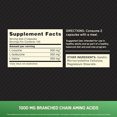 Muscle recovery with BCAA supplements