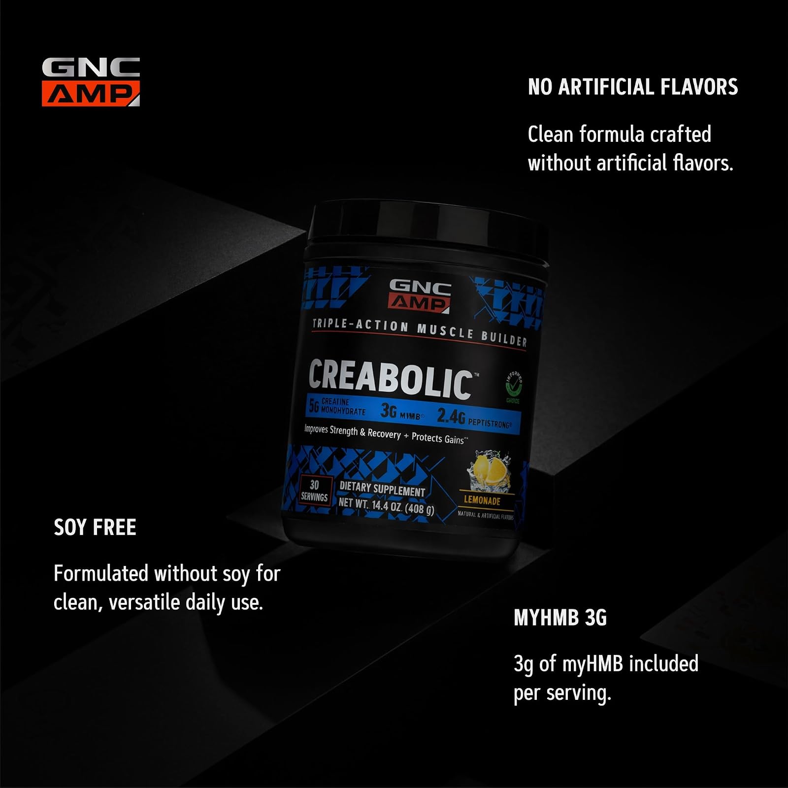 Muscle recovery with GNC AMP creatine