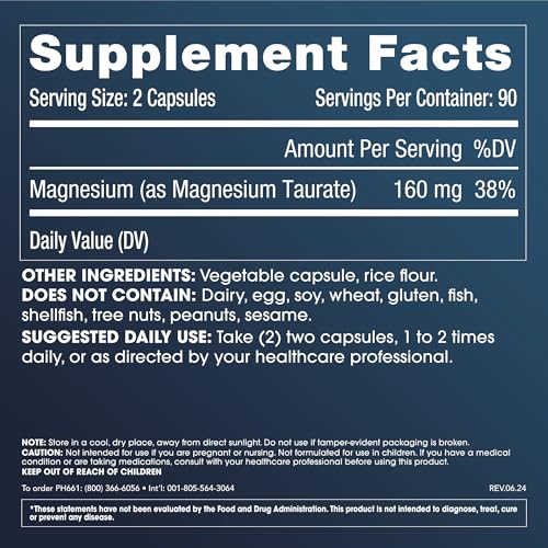 Muscle recovery with magnesium taurate