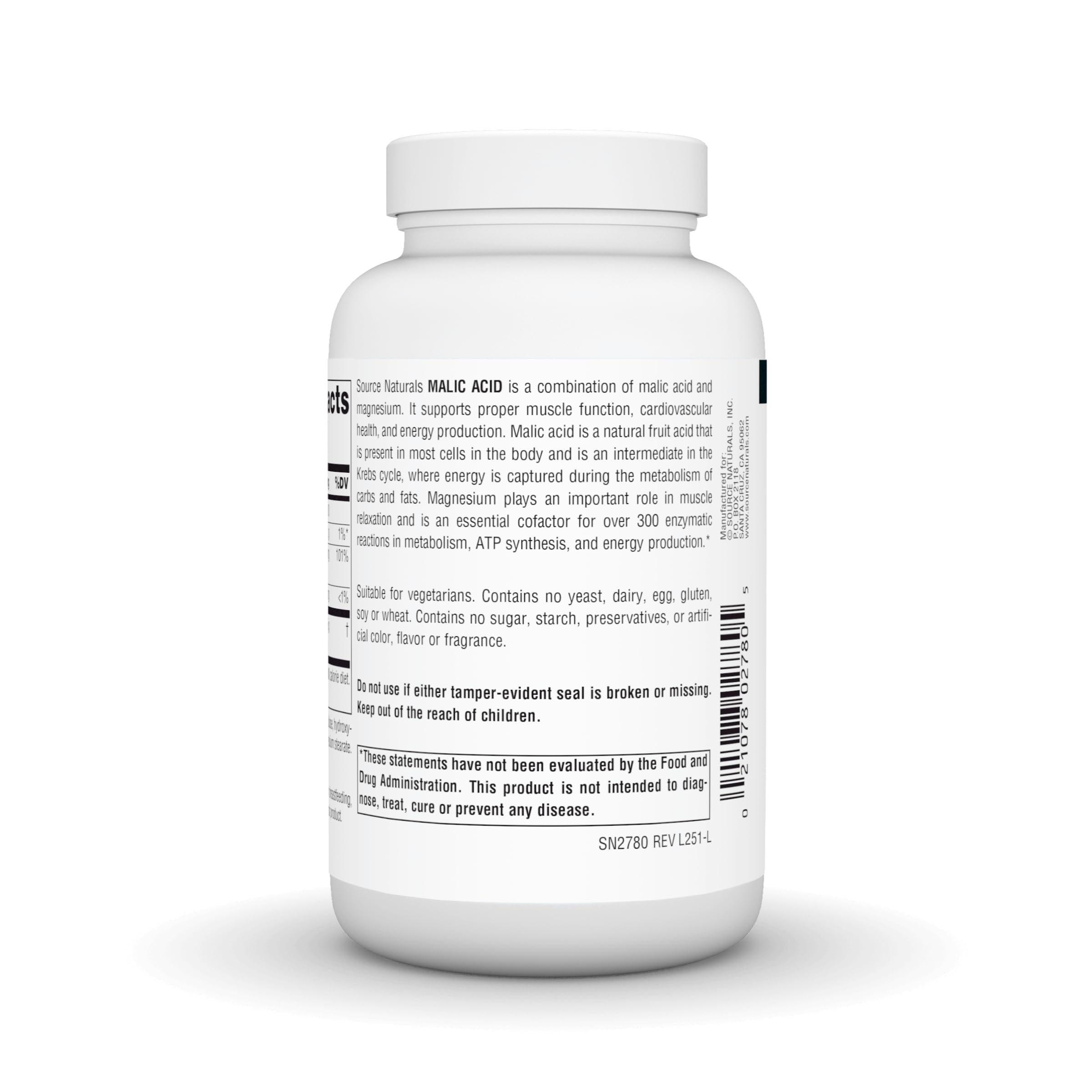 Muscle recovery with malic acid