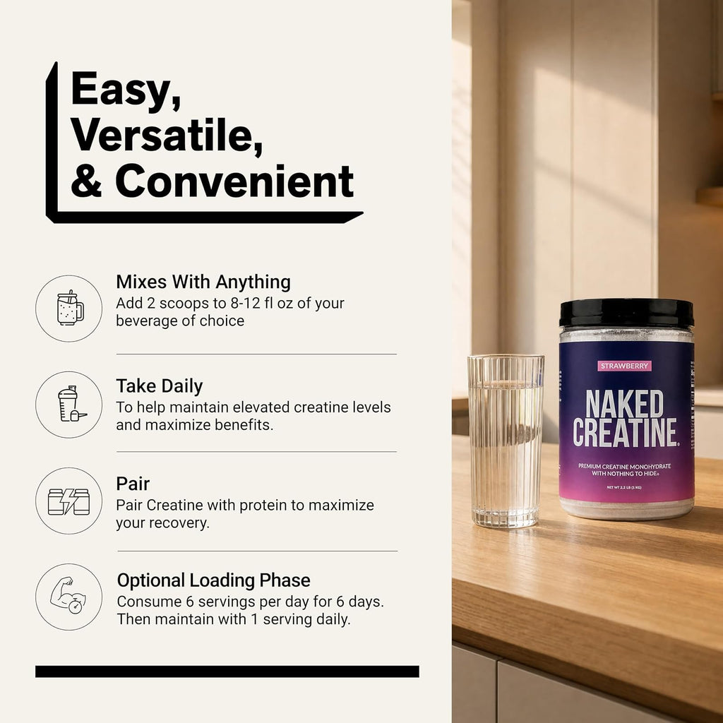 muscle recovery with NAKED creatine