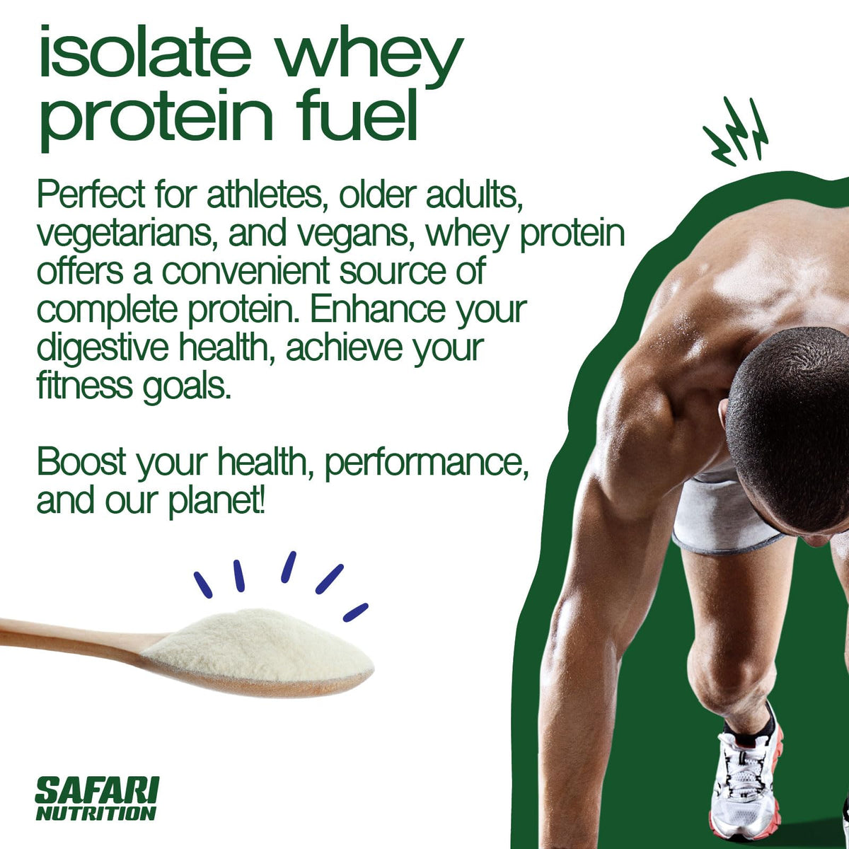 muscle recovery with Safari Nu protein