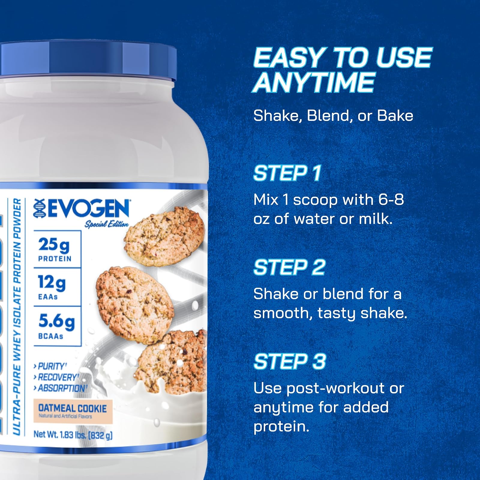 muscle recovery with whey protein isolate