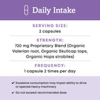 muscle relax herbal remedy capsules
