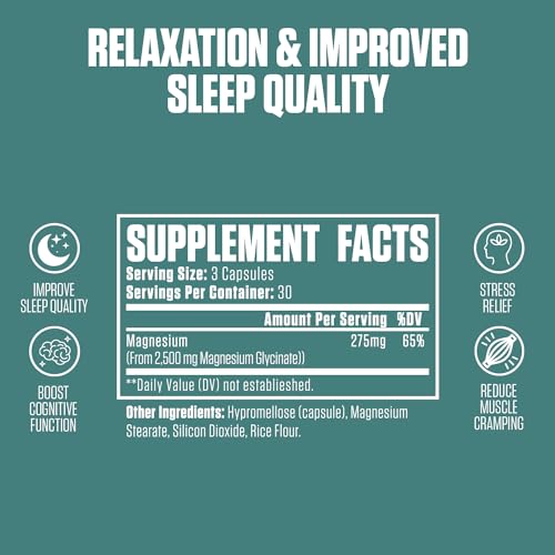 muscle relief with magnesium glycinate