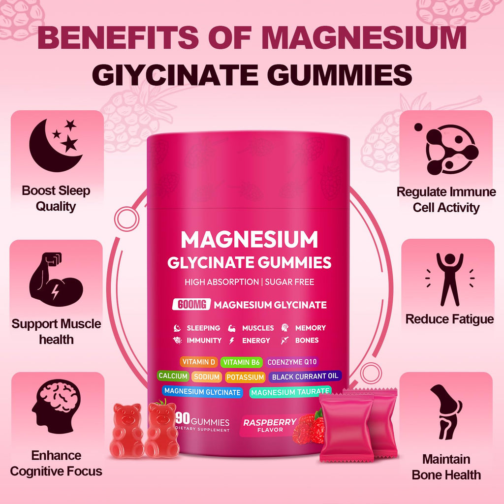 muscle support magnesium glycinate chewables