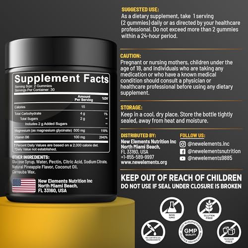 muscle support magnesium gummies