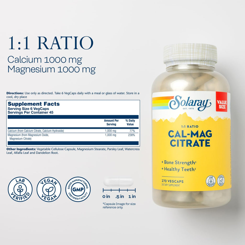 muscle support with calcium magnesium