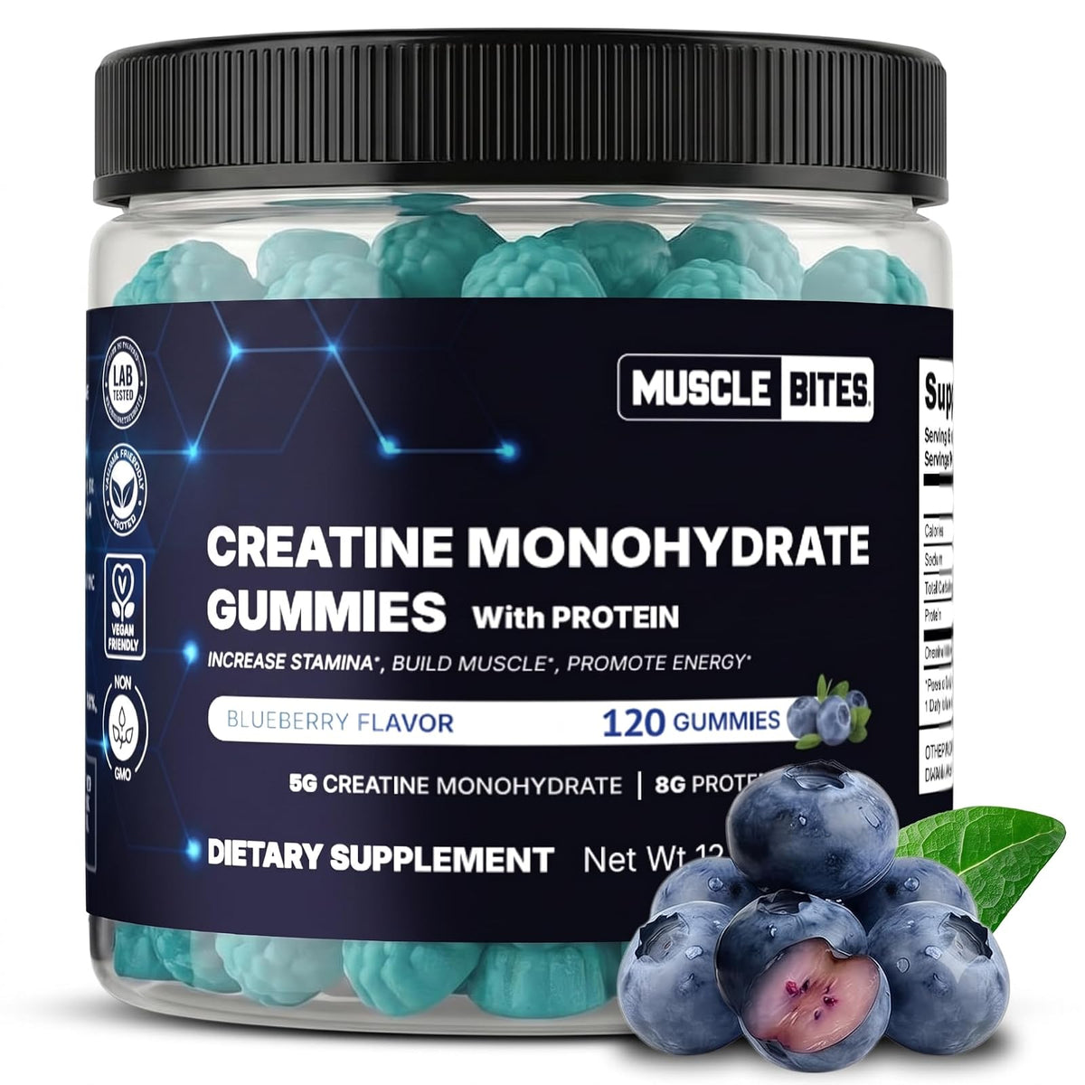 MuscleBites creatine gummies for energy
