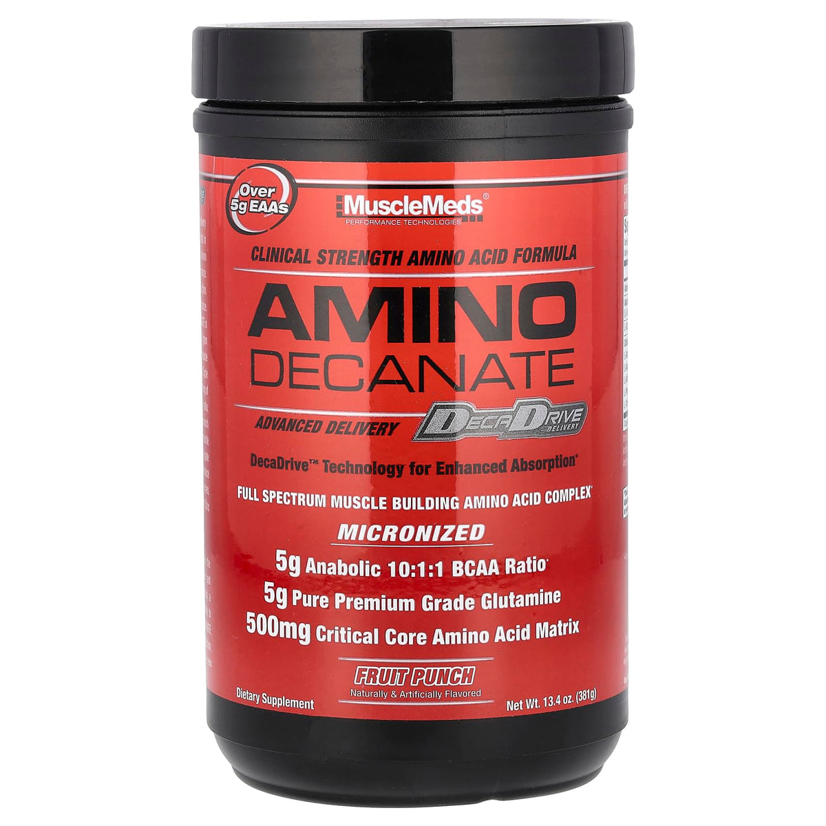MuscleMeds Amino DECANATE fruit punch flavour