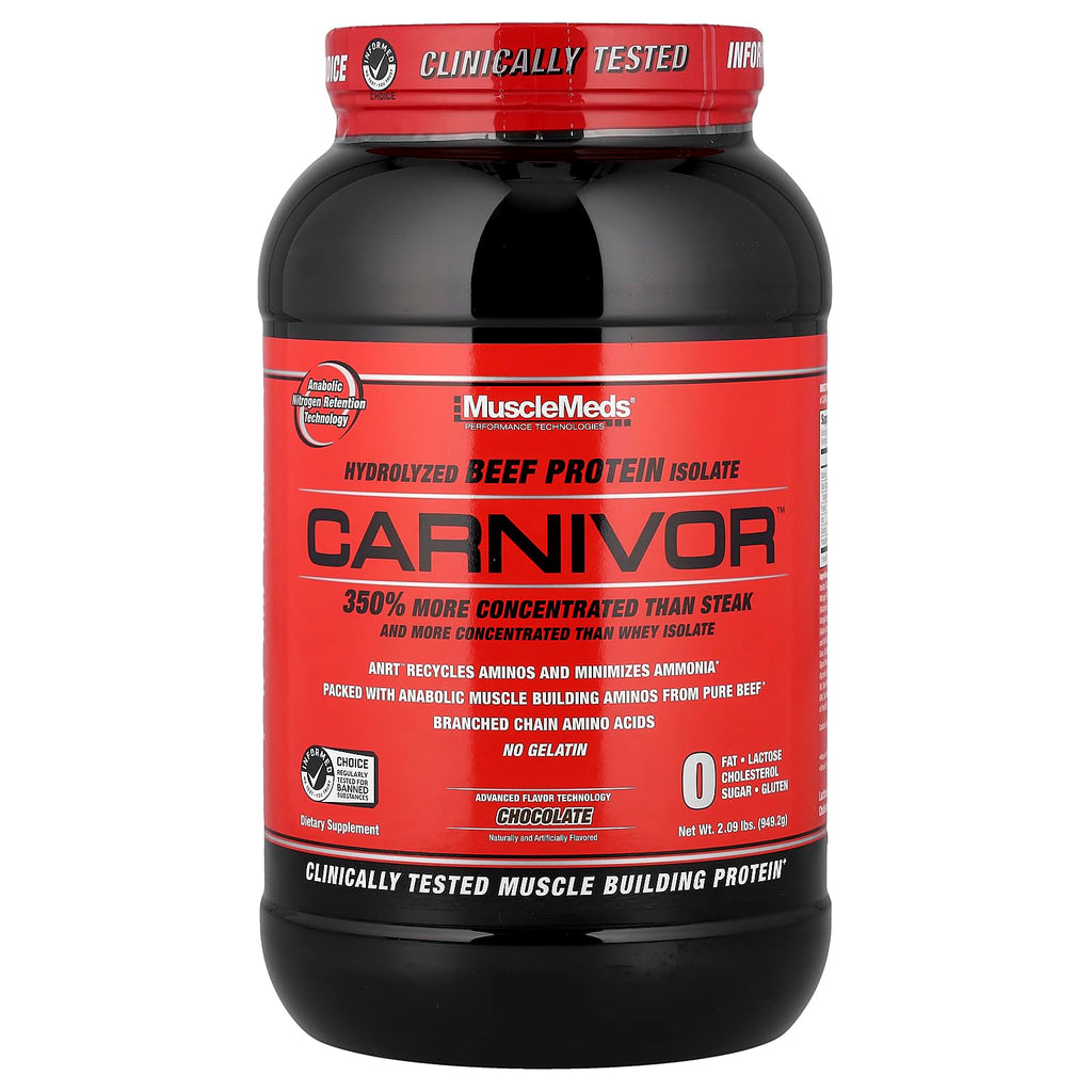 MuscleMeds beef protein isolate chocolate