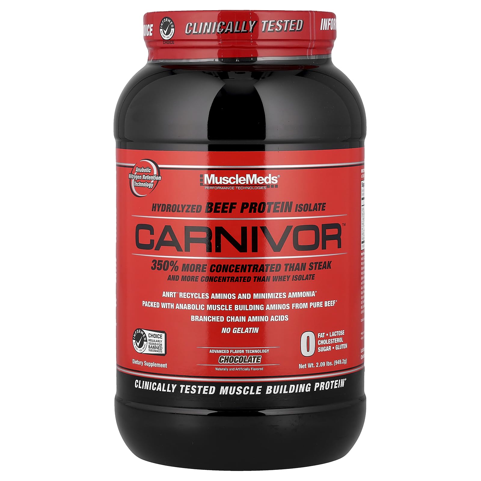 MuscleMeds beef protein isolate chocolate