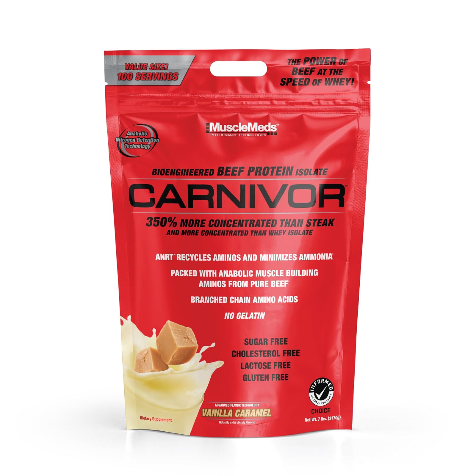 MuscleMeds beef protein isolate
