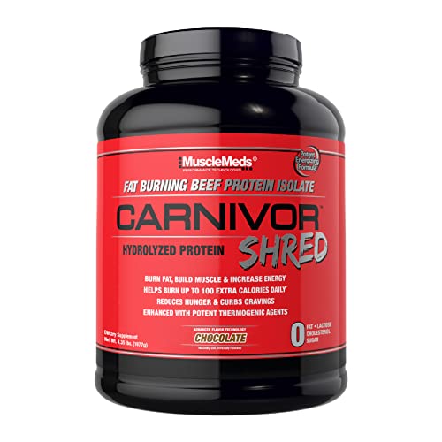 MuscleMeds Carnivor Shred chocolate protein blend