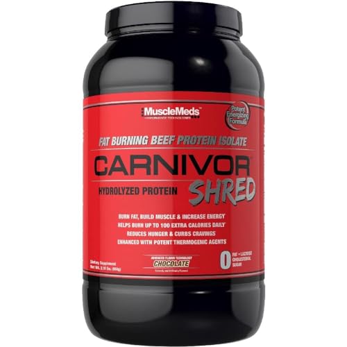MuscleMeds Carnivor Shred chocolate protein powder