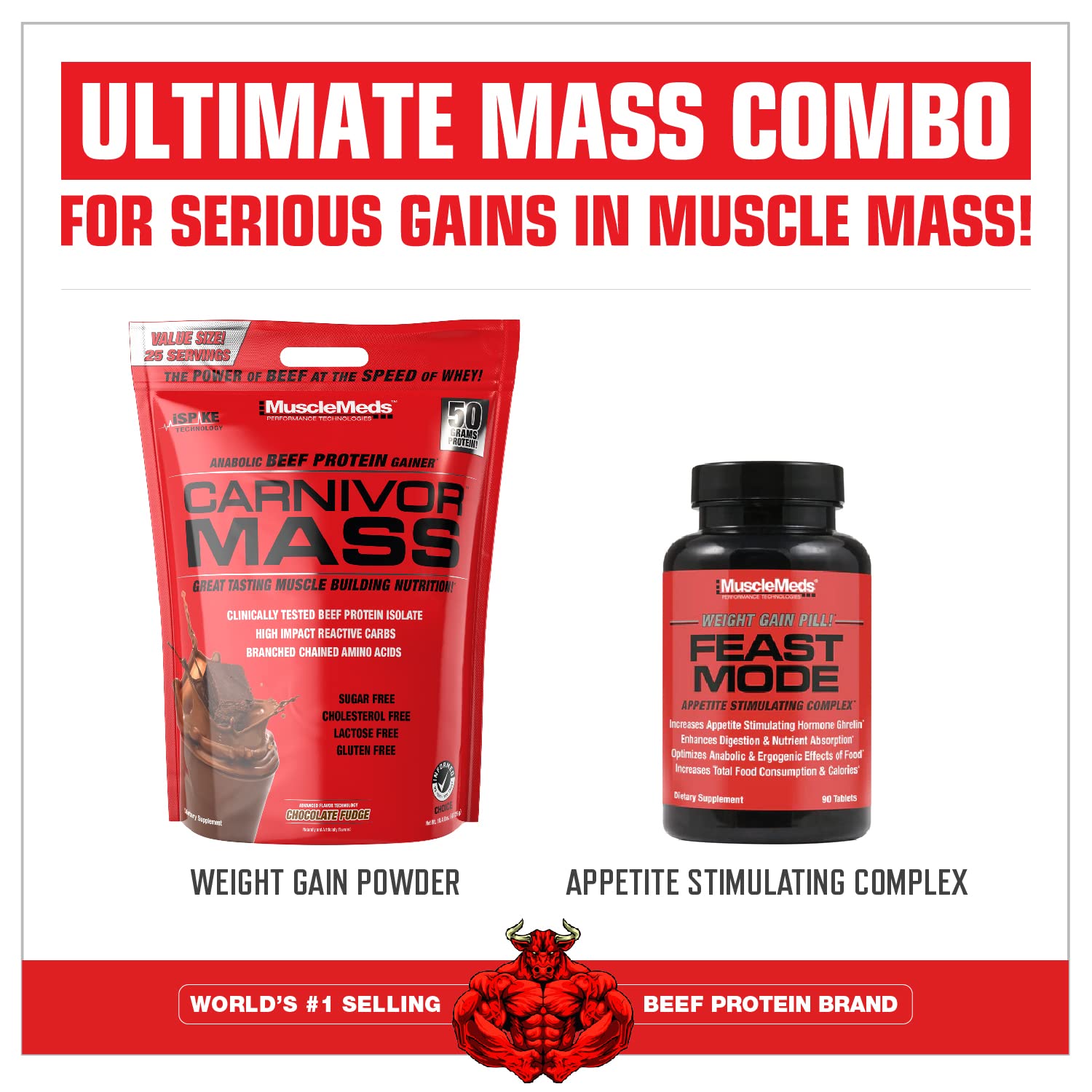 MuscleMeds weight gainers for fast recovery