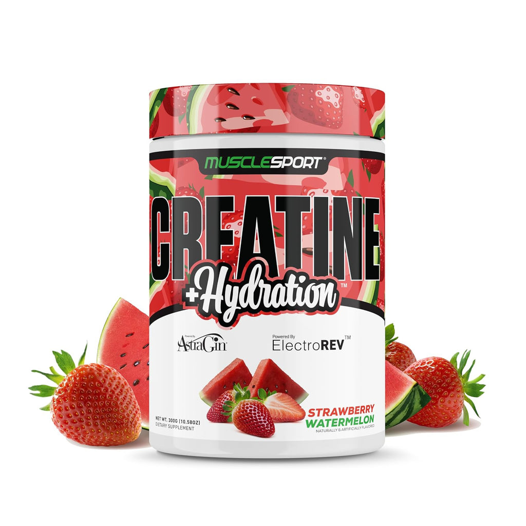 Musclesport creatine hydration strawberry watermelon
