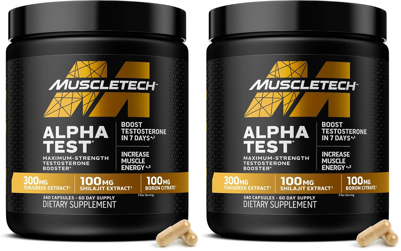 MuscleTech AlphaTest multivitamins for men