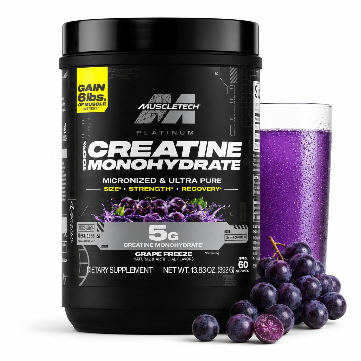 MuscleTech creatine monohydrate for energy