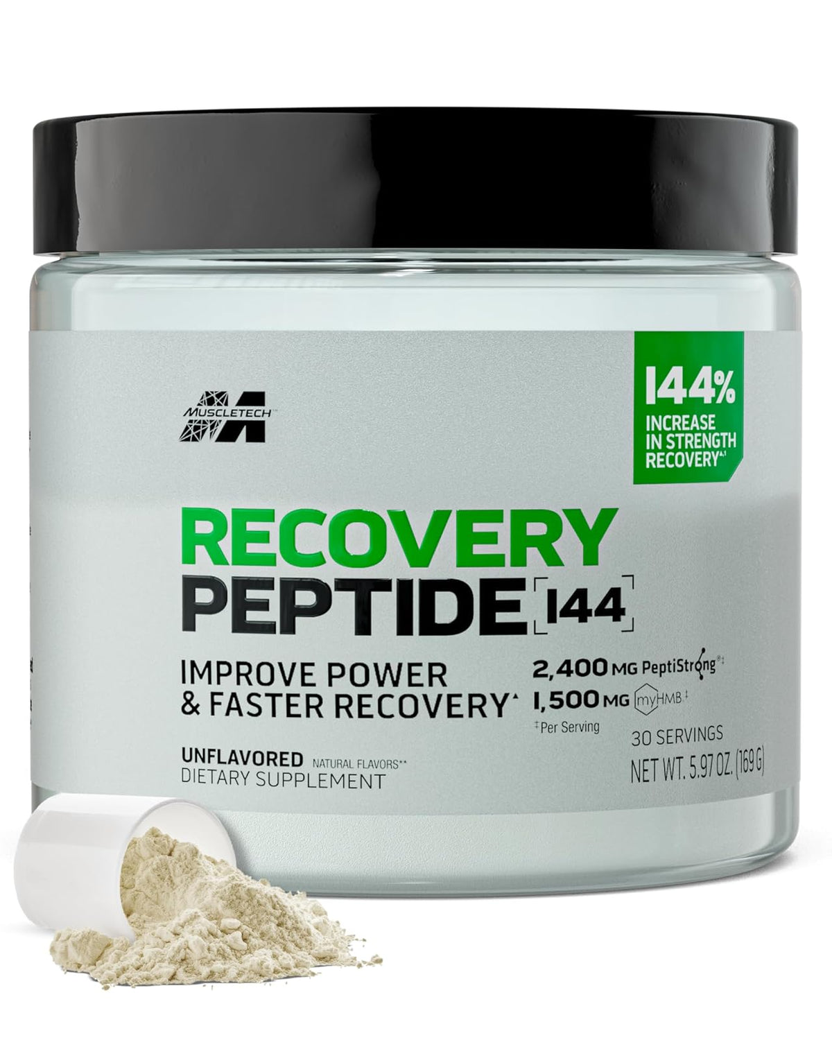 MuscleTech recovery peptide powder benefits