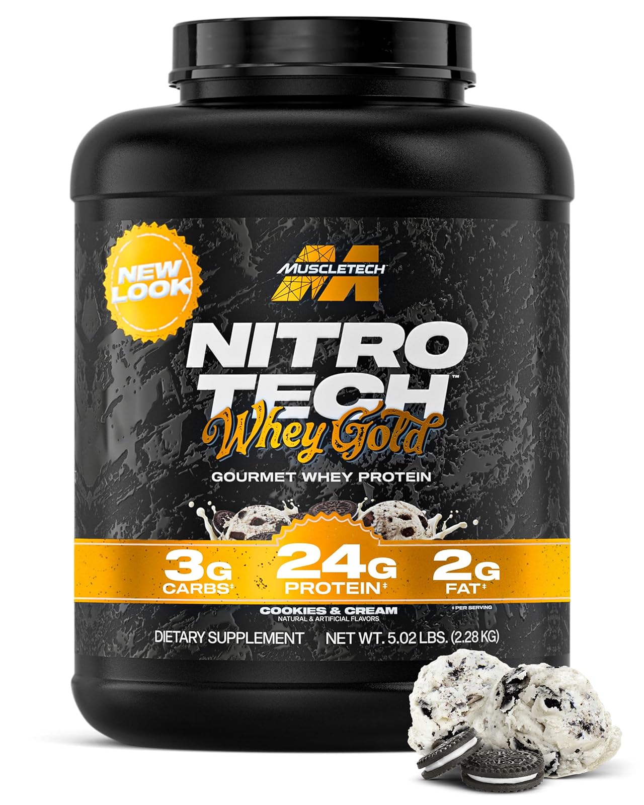 MuscleTech whey protein cookies and cream