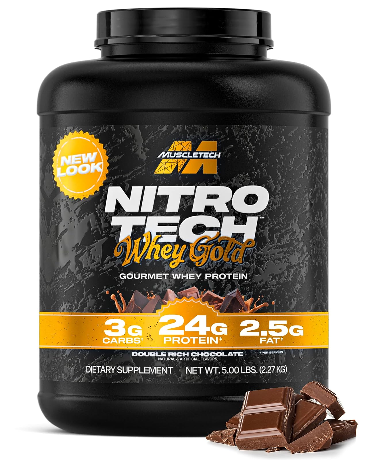 MuscleTech whey protein double rich chocolate