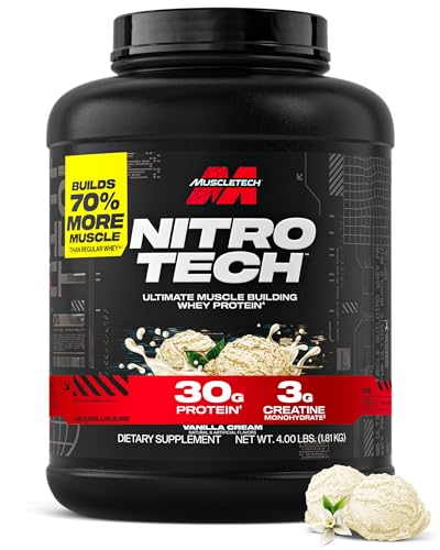 MuscleTech whey protein vanilla cream