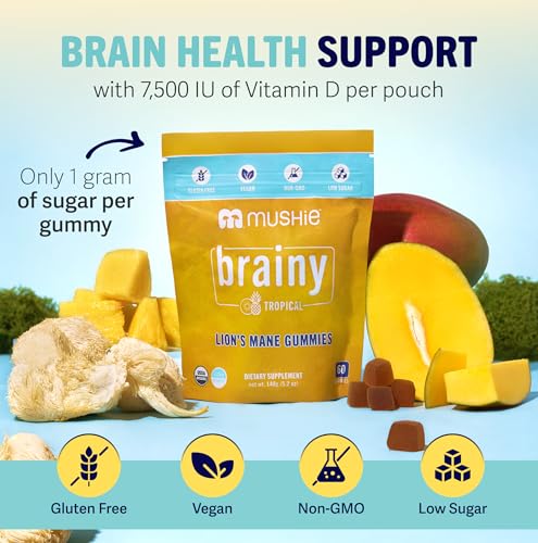 Mushie gummies for kids' brain support
