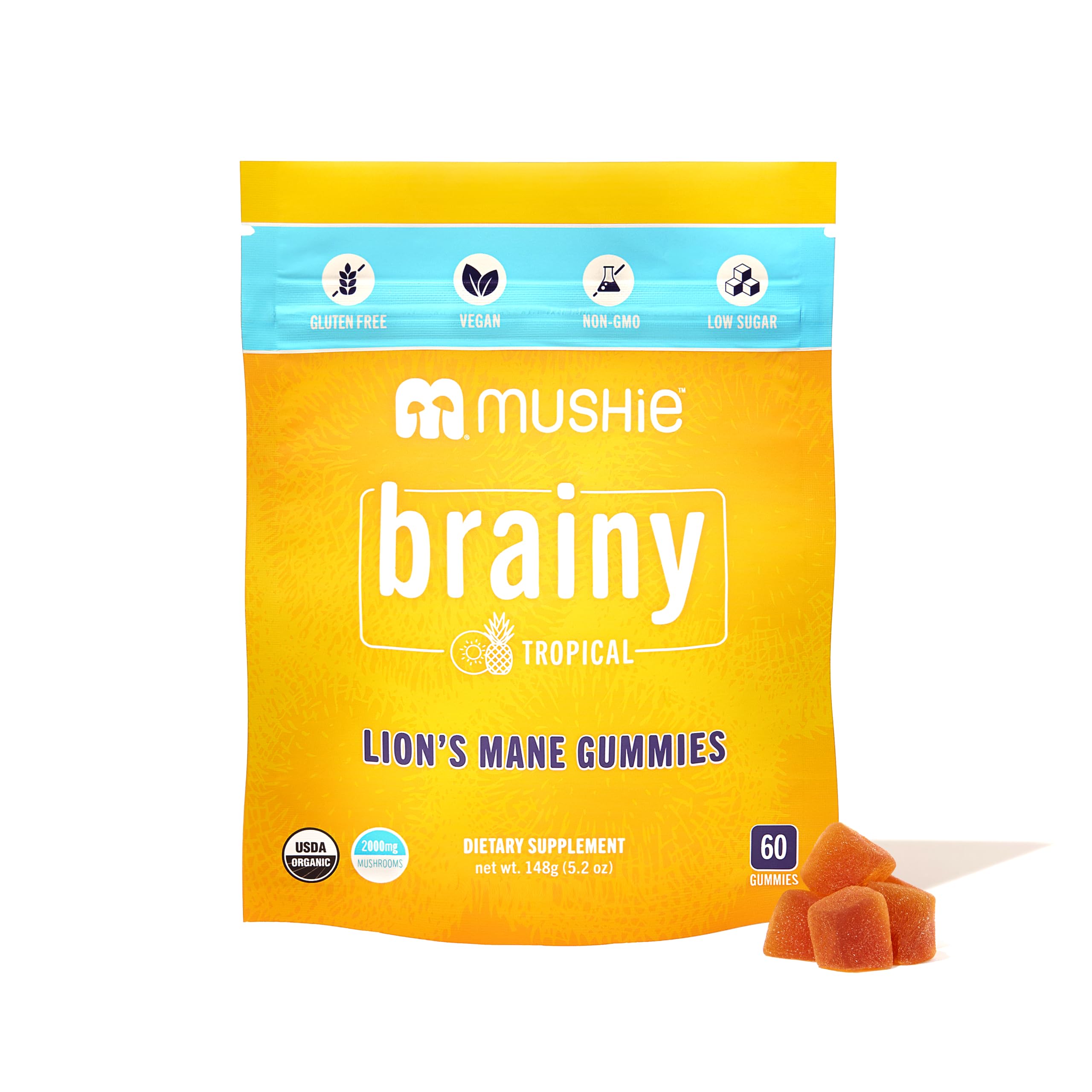 Mushie organic lion’s mane gummies