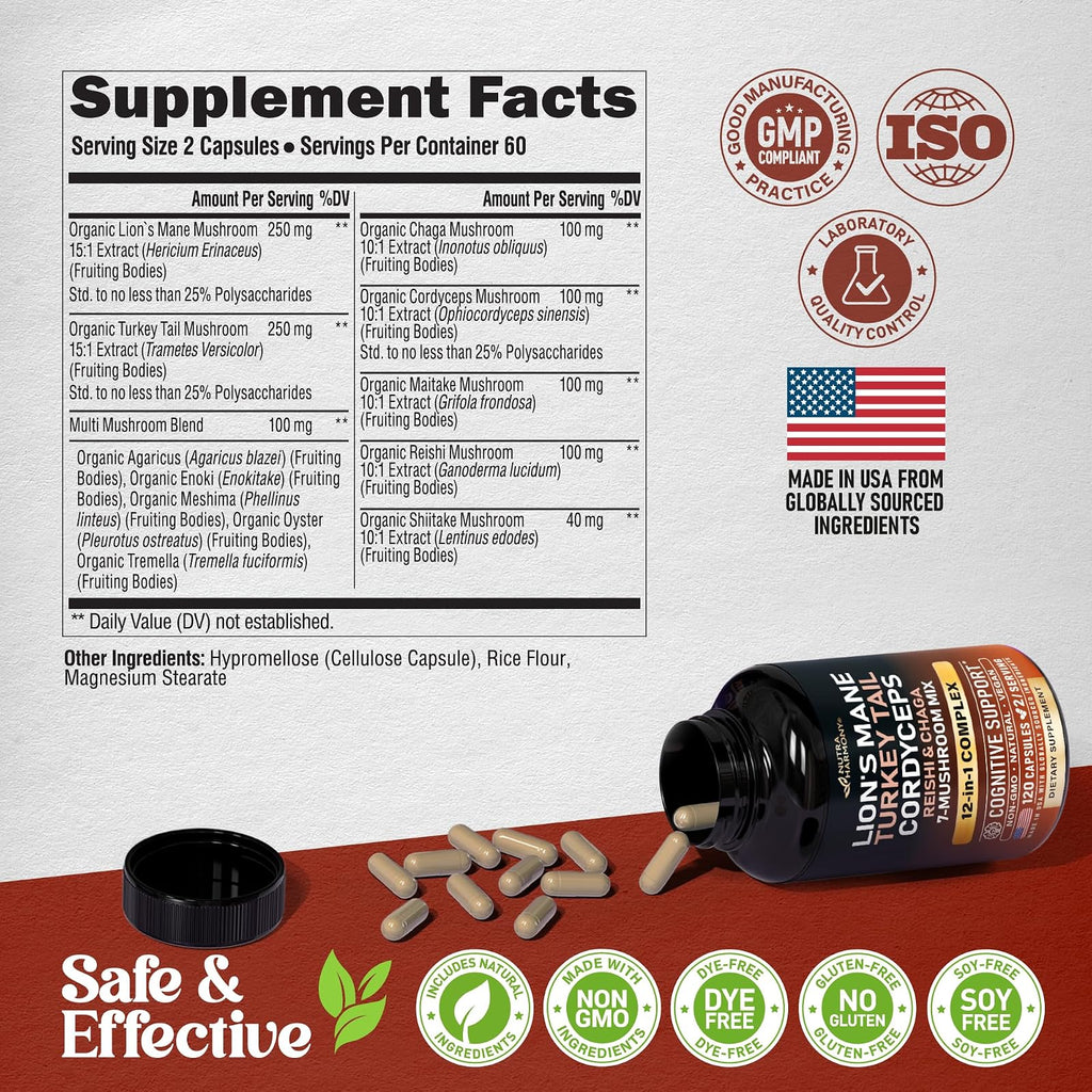 mushroom 12in1 complex for vitality