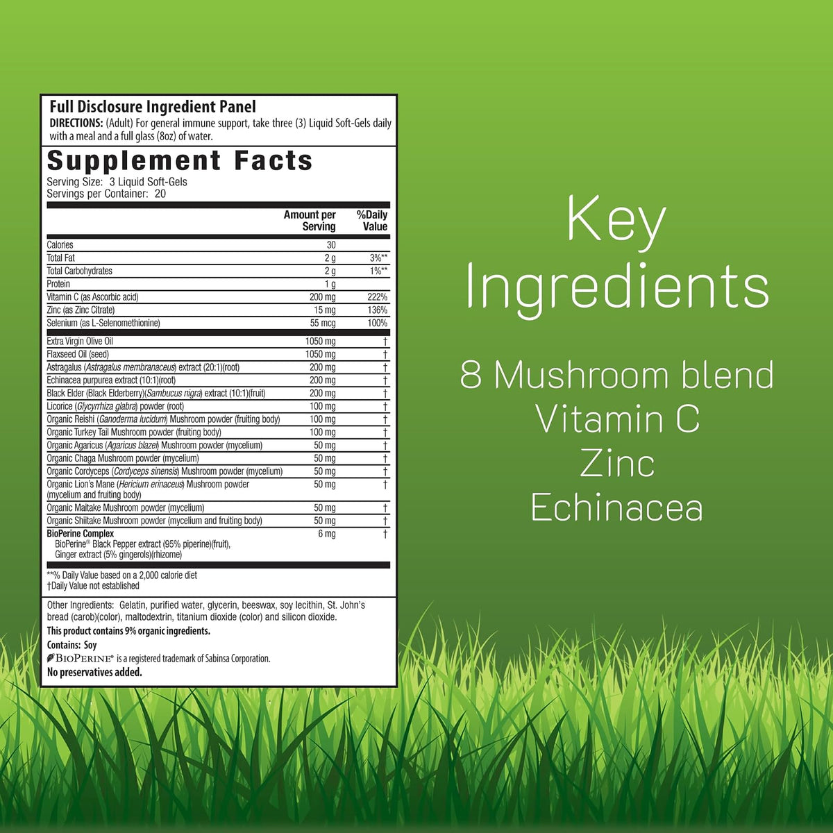 Mushroom-8 for enhanced wellness