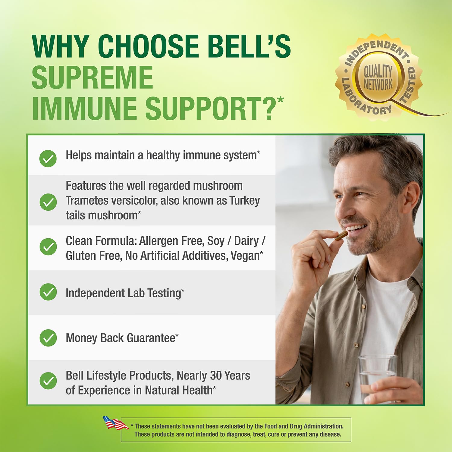 mushroom adaptogen turkey tail capsules