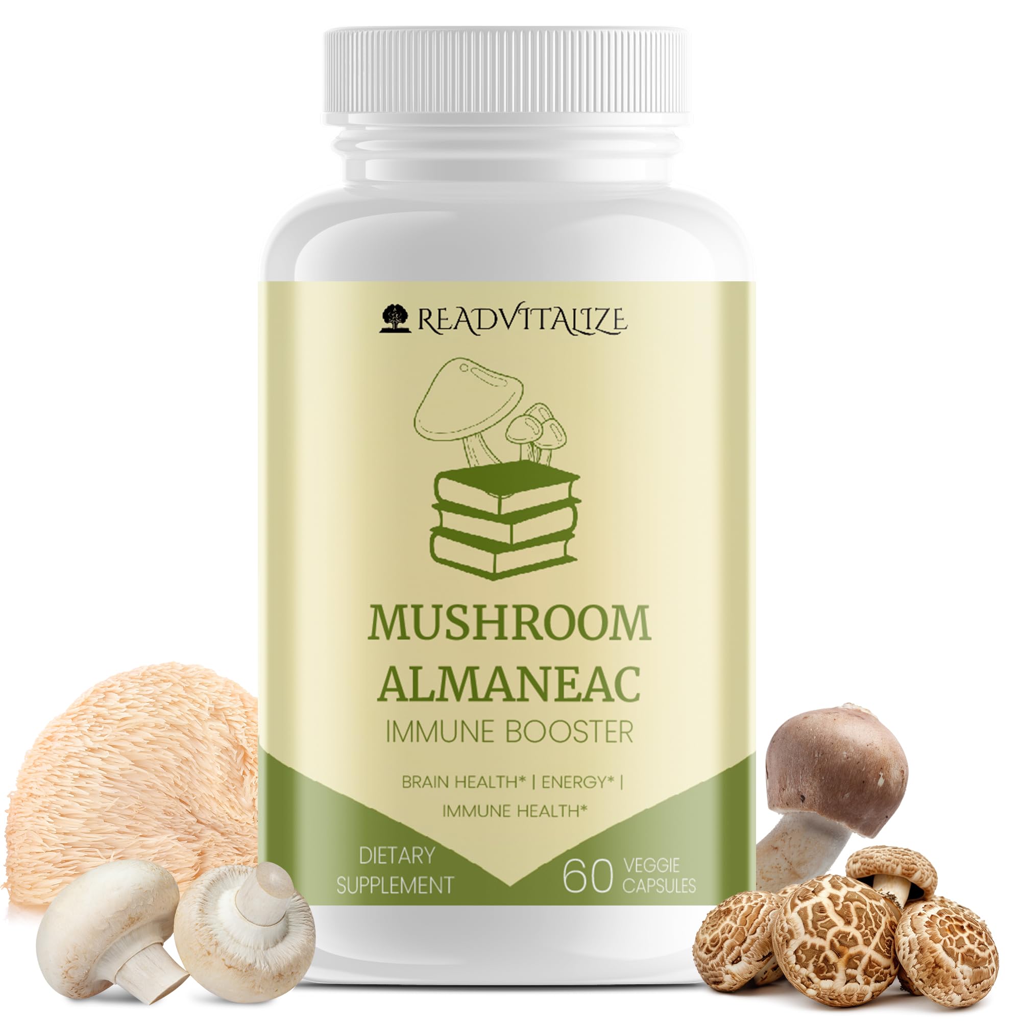 Mushroom Almaneac brain support supplement