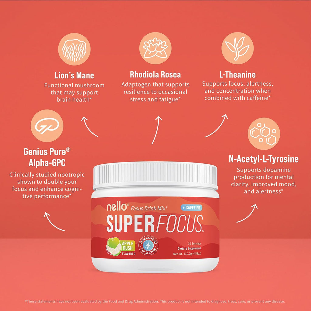 mushroom-based cognitive support drink