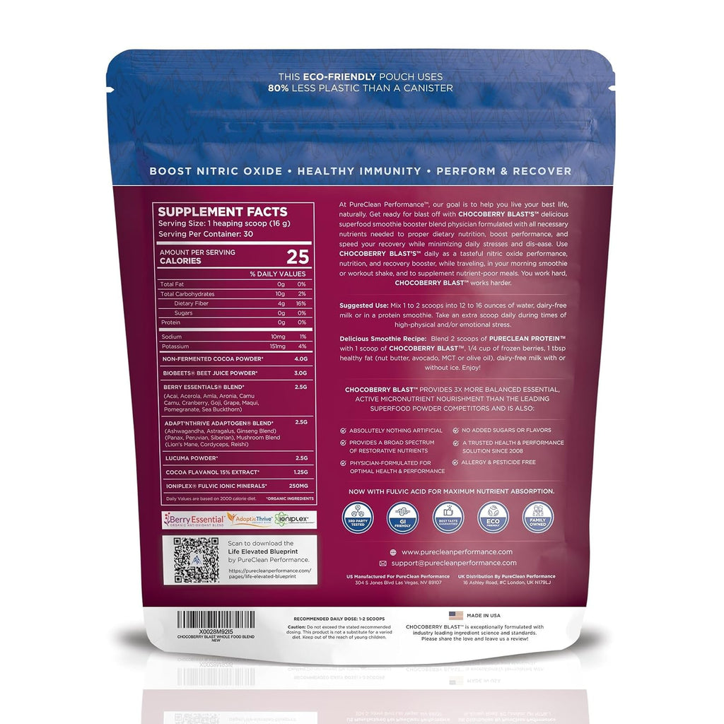 Mushroom-berry blend for wellness
