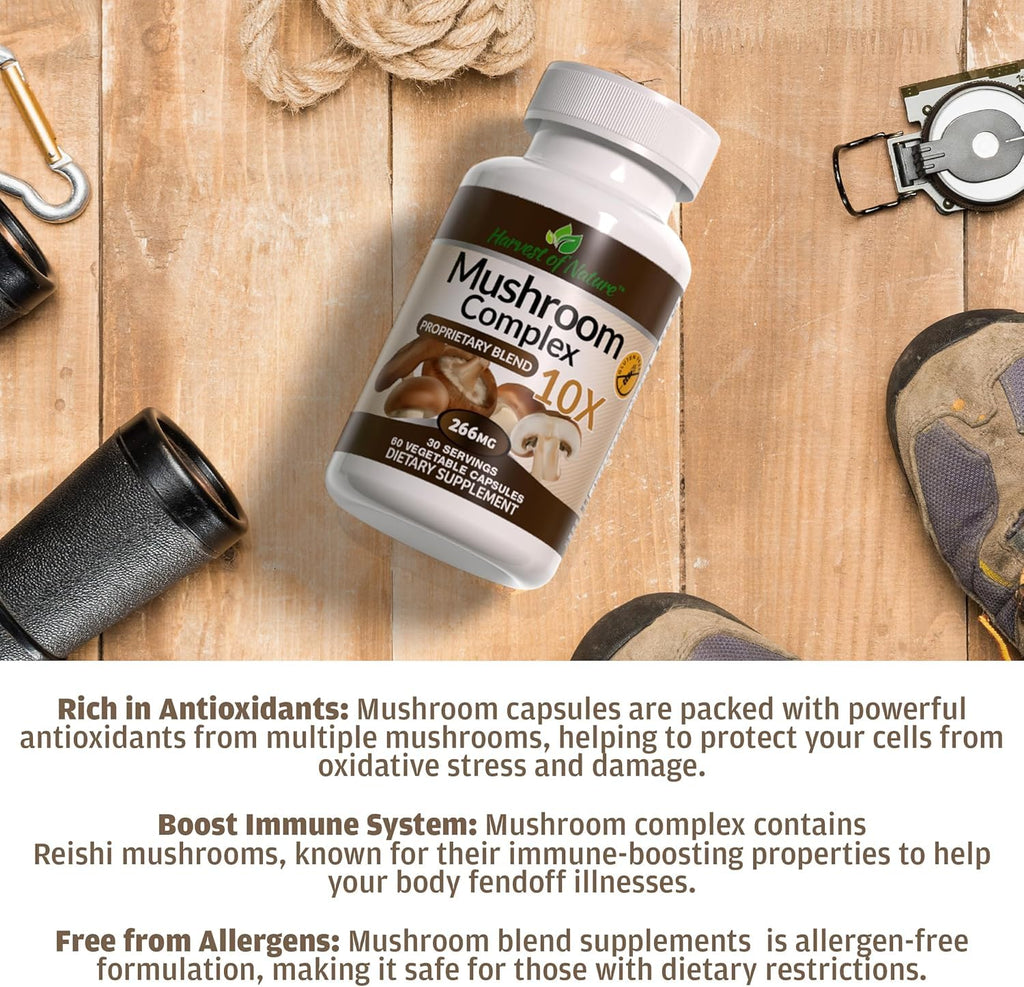 mushroom blend for cognitive function