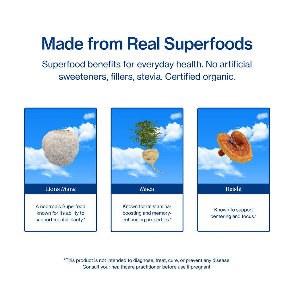 mushroom blend for cognitive support