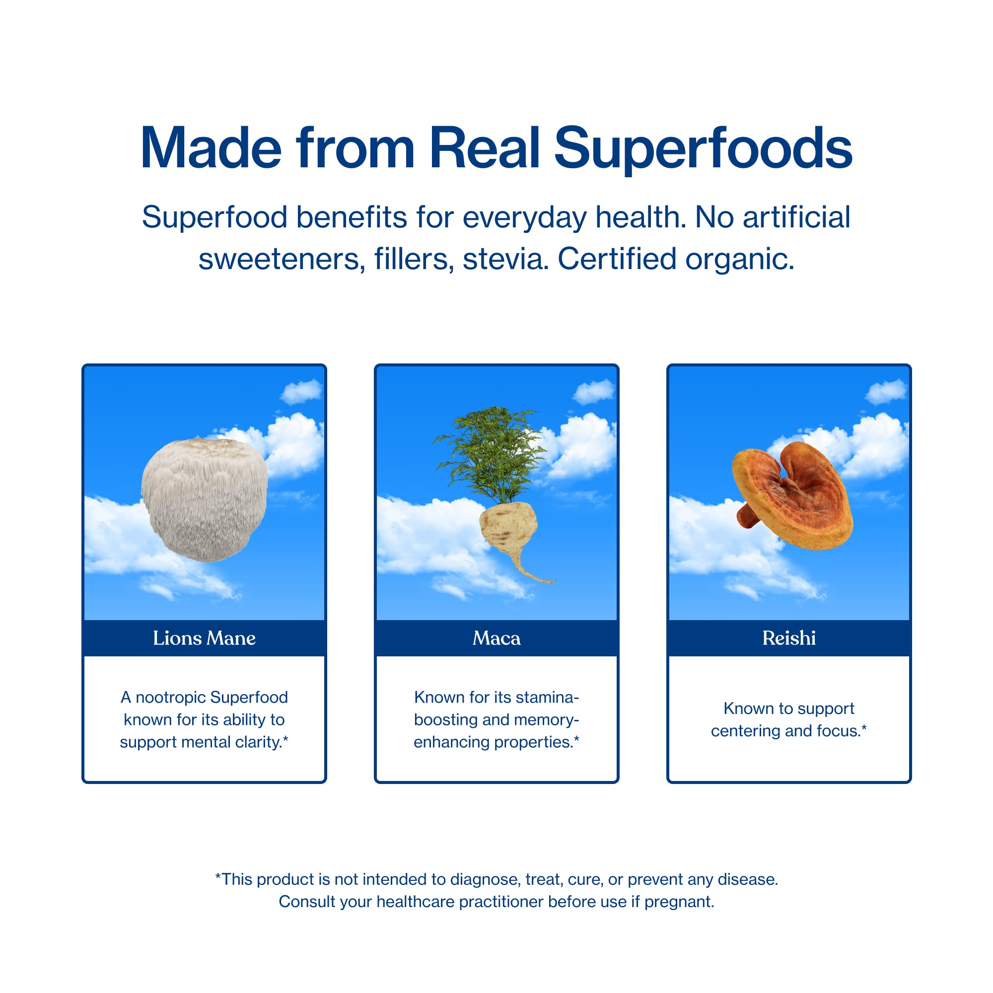 mushroom blend for cognitive support