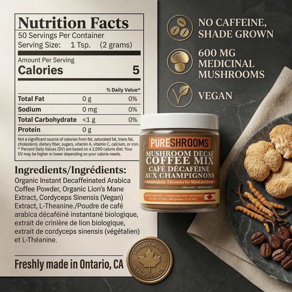 mushroom blend for cognitive support
