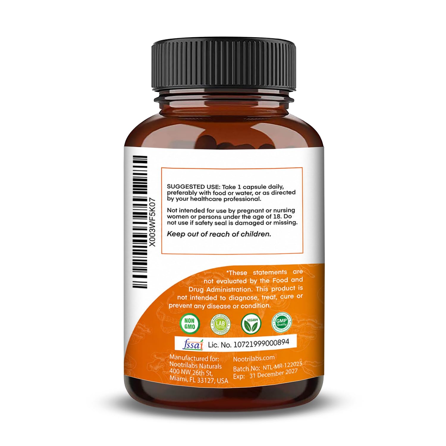Mushroom blend for daily wellness