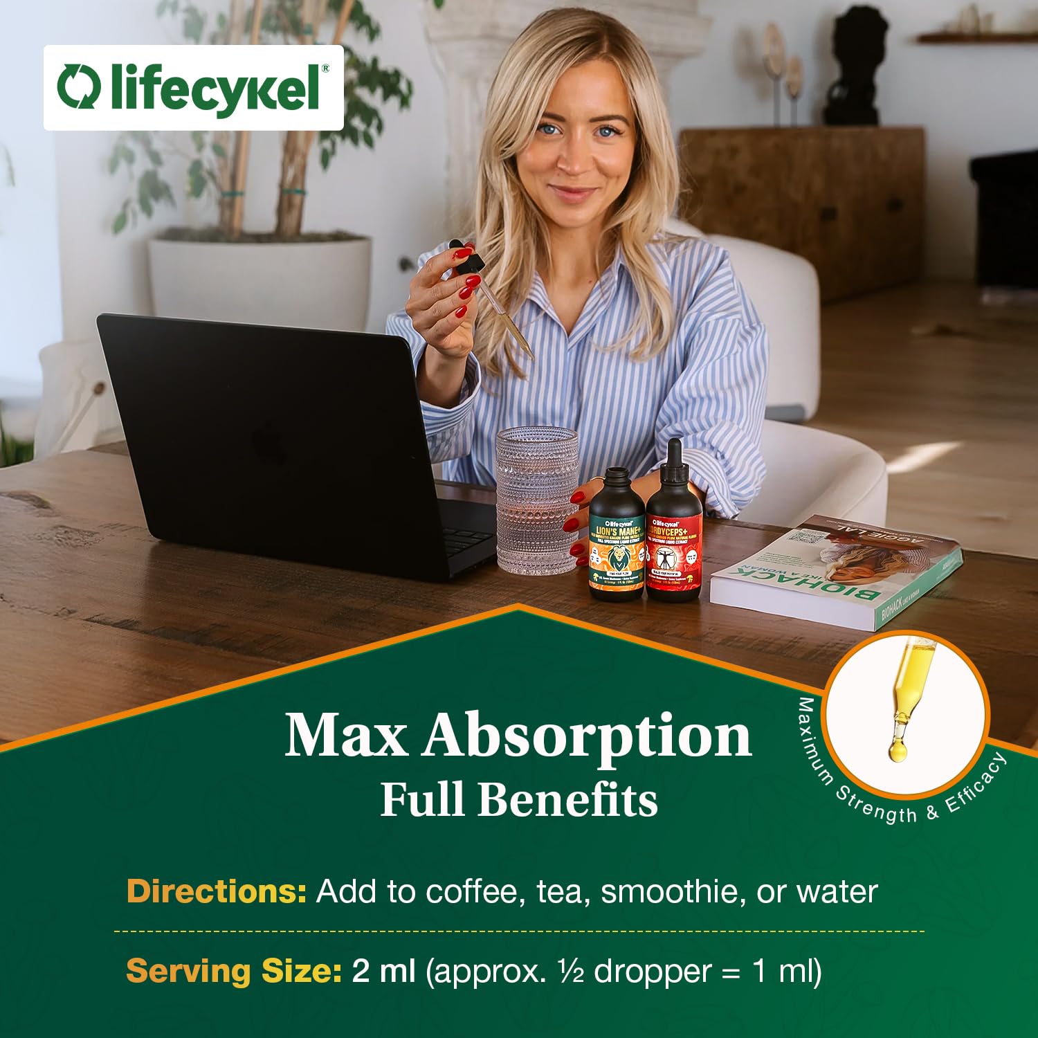 mushroom blend for daily wellness