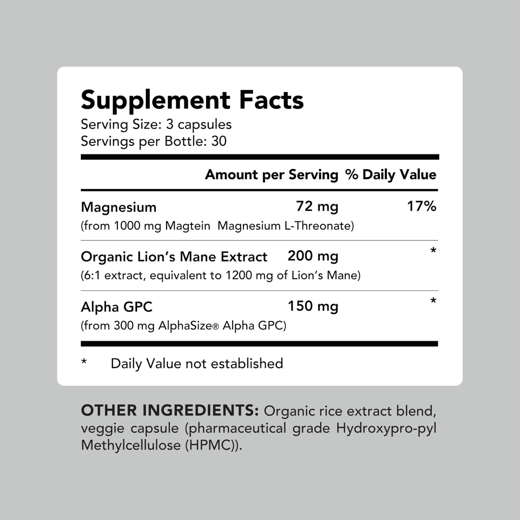 Mushroom blend for enhanced concentration